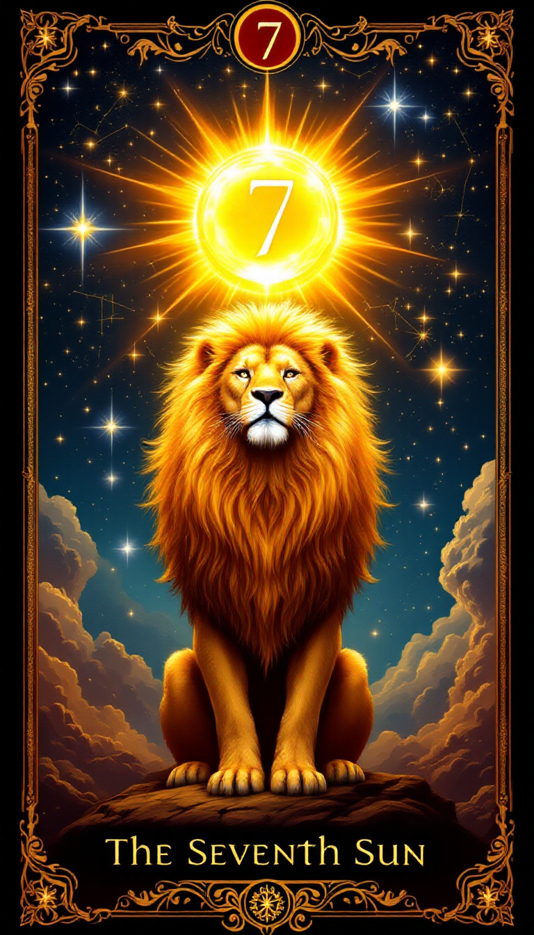 FLUX prompt: /imagine prompt: A tarot card titled "The Se...