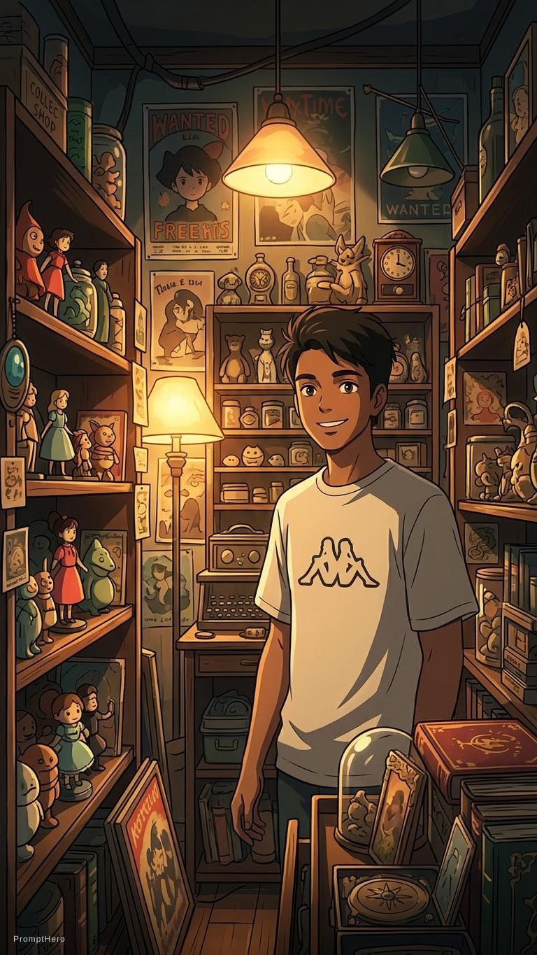 Hero prompt: store full of curious collectibles :: incred...