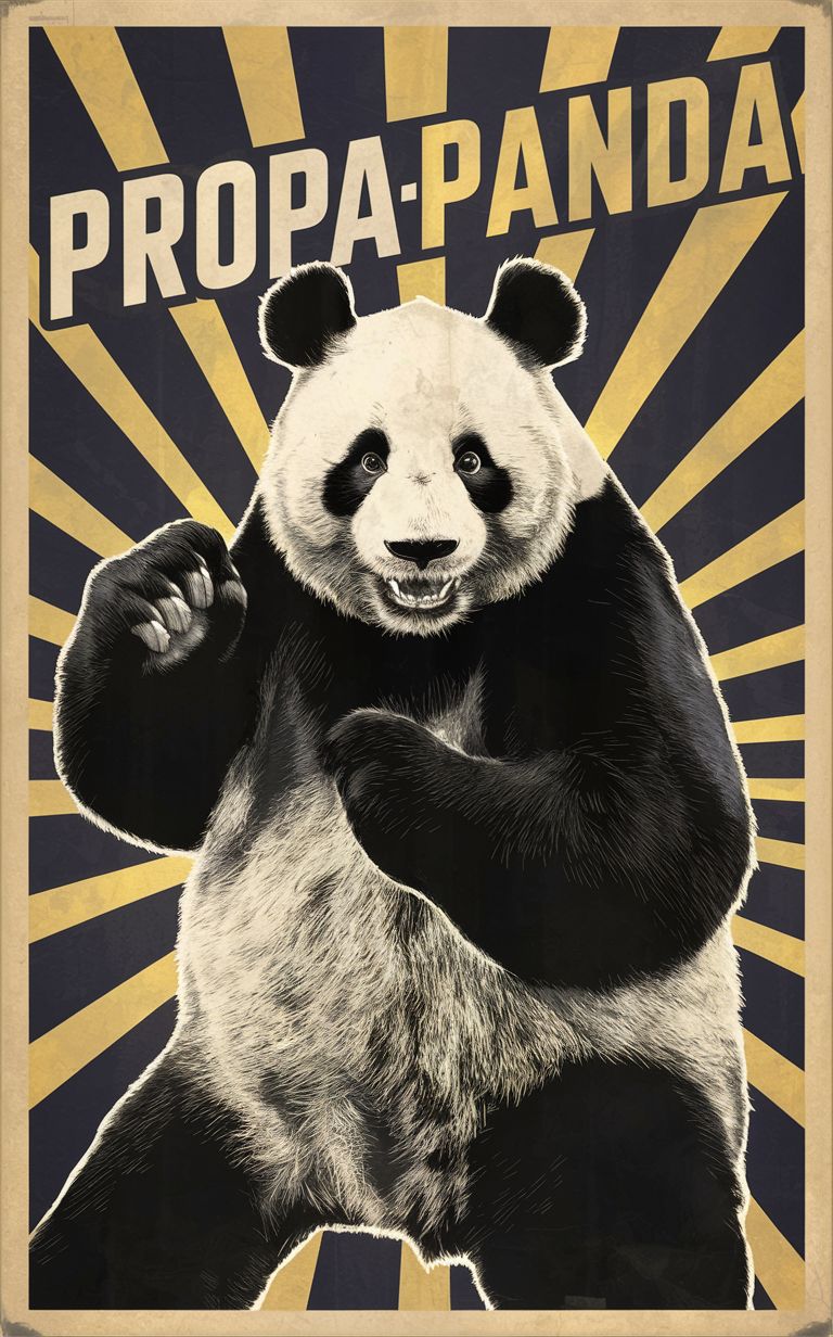 DALL·E prompt: A striking vintage-inspired propaganda pos...