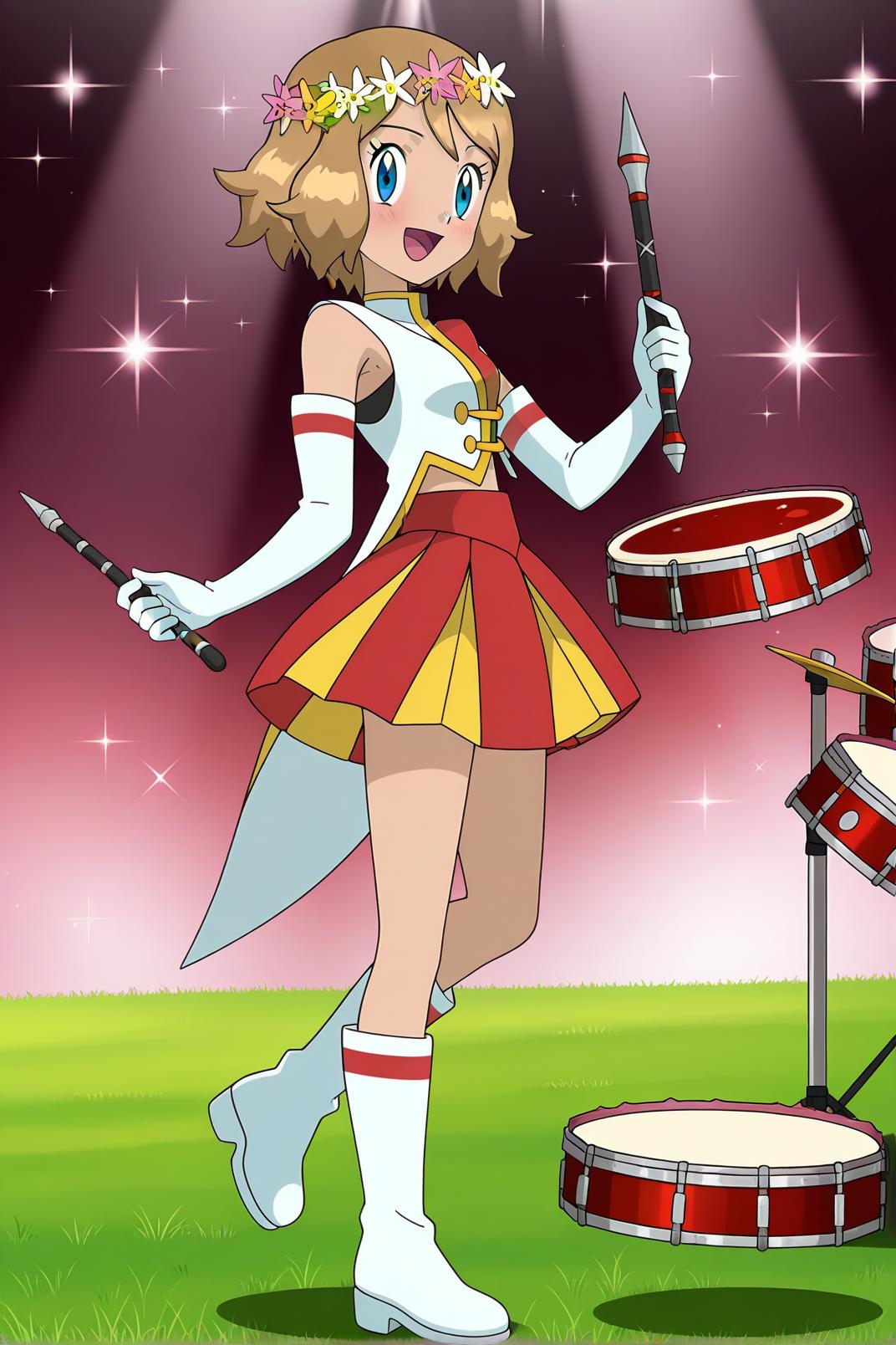 Best Serena DoriDori Cheerleader Outfit - Pokemon | PonyXL Models ...