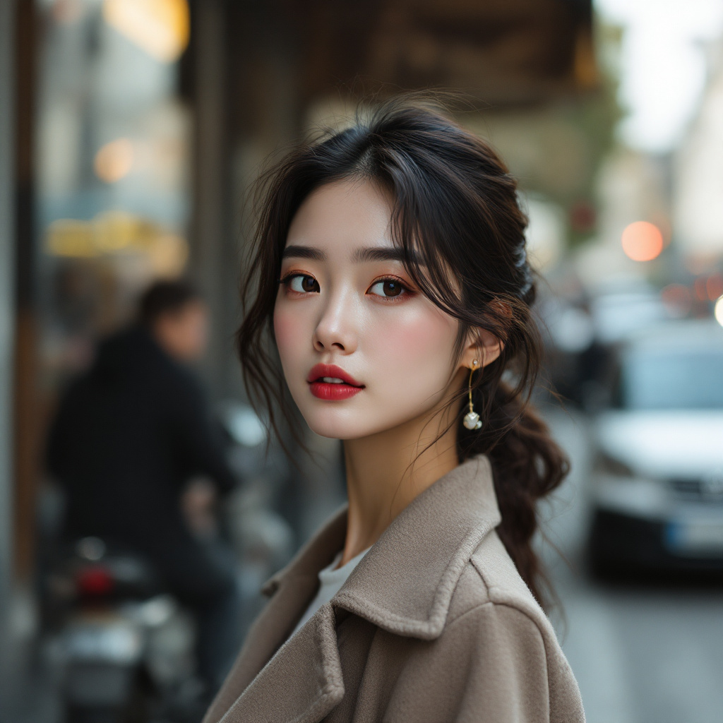 FLUX prompt: ultra-realistic photo of a beautiful Chinese...