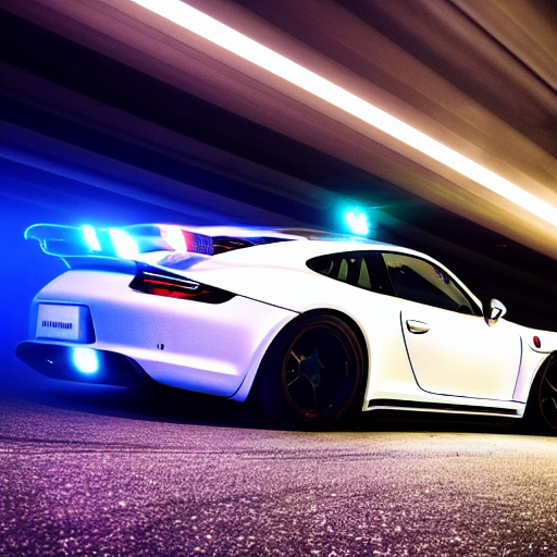 Stable Diffusion prompt: image of a tuned porsche sports ...