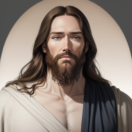 DreamShaper prompt: "Hyper-realistic Jesus, height 1.80 m...