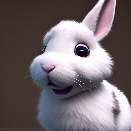 Openjourney prompt: Pixar style of a young rabbit with so...