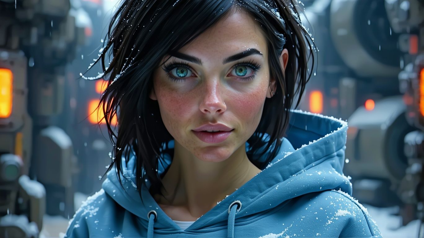 Stable Diffusion prompt: Image Drawing from front, 8K FH...