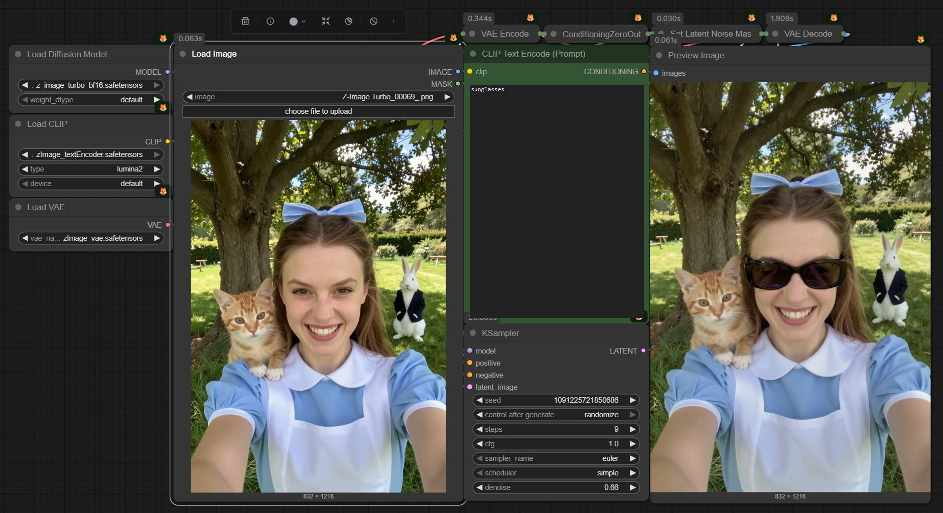ComfyUI - Z-Image Turbo - Inpainting Easy to use (By: Rafaelldestilo ...