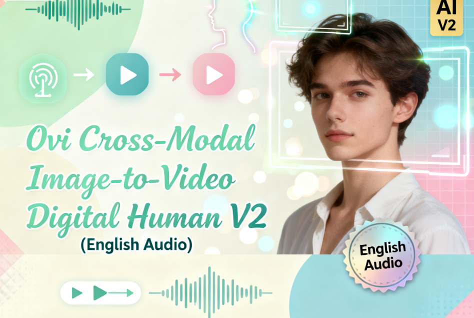Best Ovi Cross-Modal Image-to-Video Digital Human V2 (English Audio ...