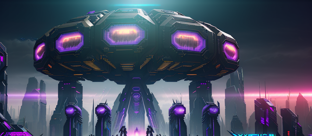 DreamShaper prompt: cyberpunk style, futuristic, dystopia...