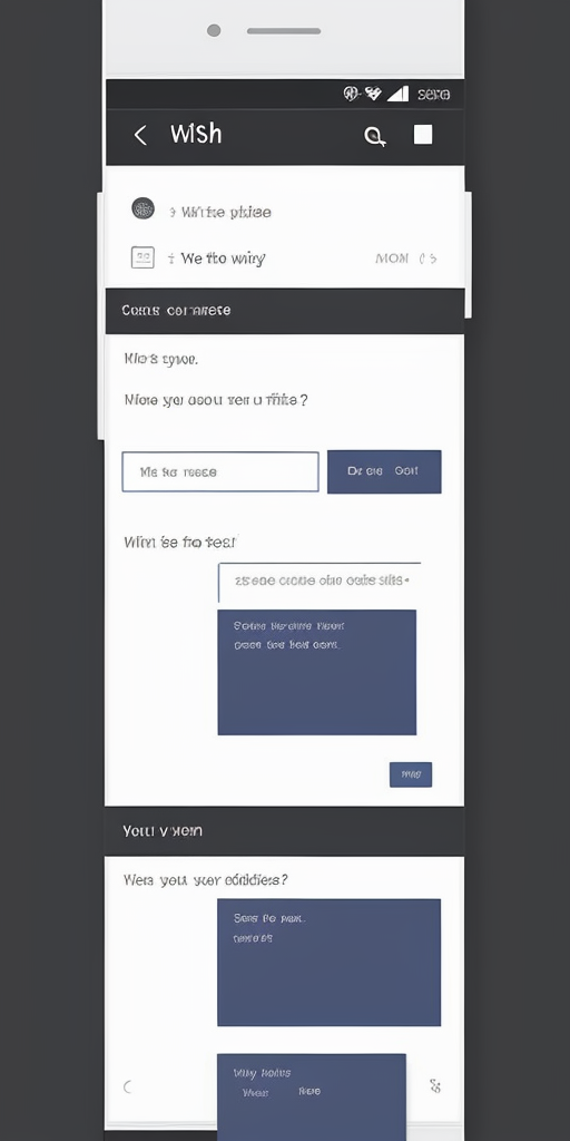 DreamShaper prompt: Design a screen of a mobile app scree...
