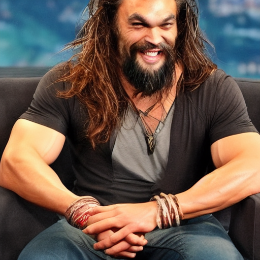 Stable Diffusion prompt: jason momoa wearing like wolverine