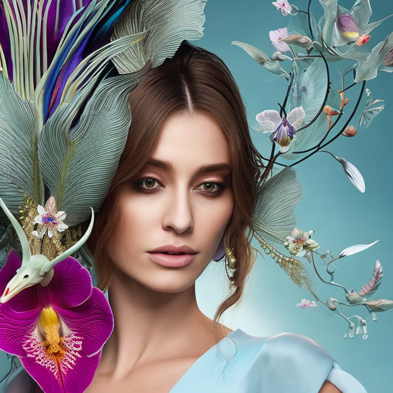 Stable Diffusion prompt: Goddess close-up portrait ribcag...