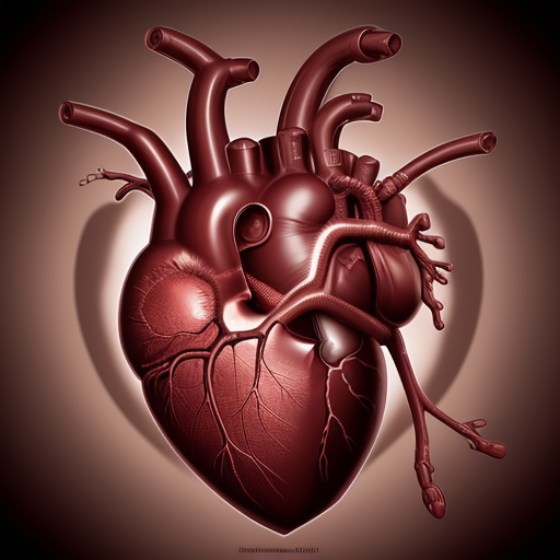 DreamShaper prompt: anatomical human heart with ember cap...