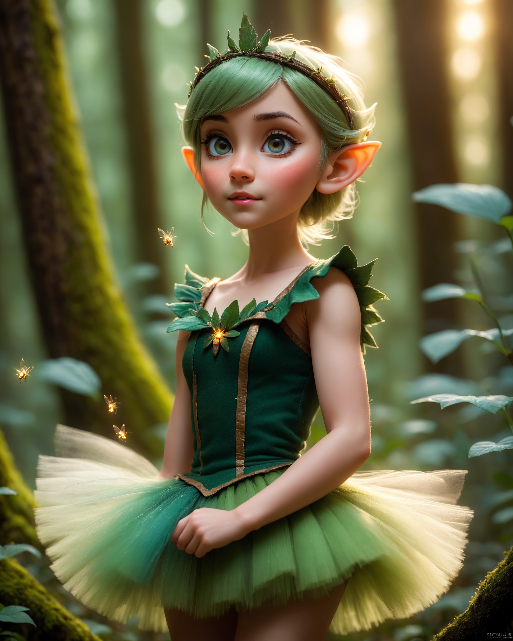 ReV Animated prompt: RAW photo, dark magical forest, dept...