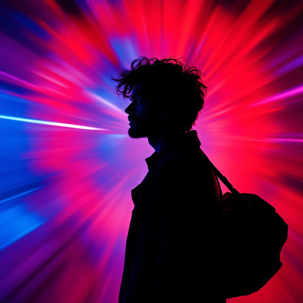 FLUX prompt: photography, portrait. power of contrast, ma...