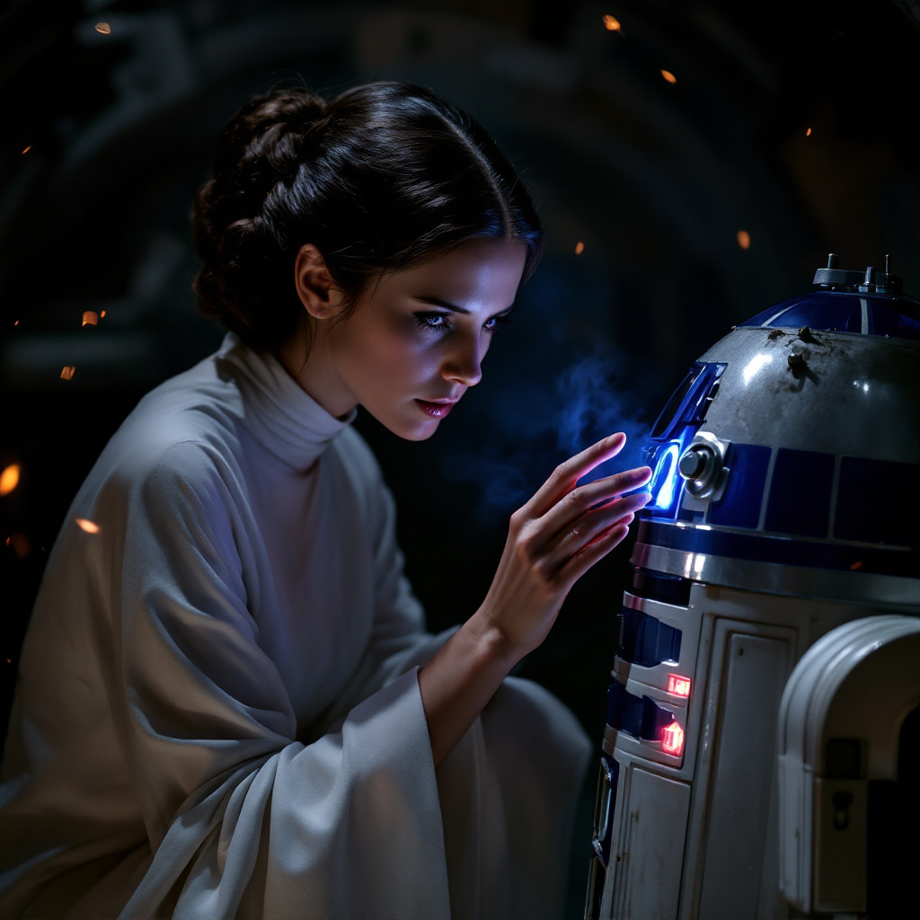 FLUX prompt: "An ultra-detailed, cinematic scene of Princ...