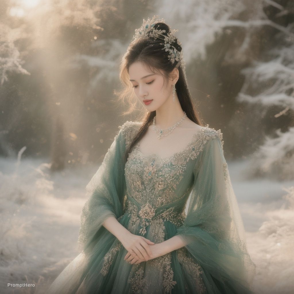 Hero prompt: Cupal photo and beautiful dress