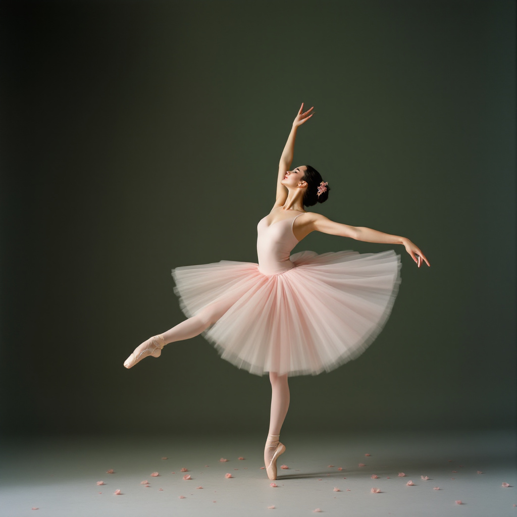 FLUX prompt: ballerina, woman, attractive, valentine, han...