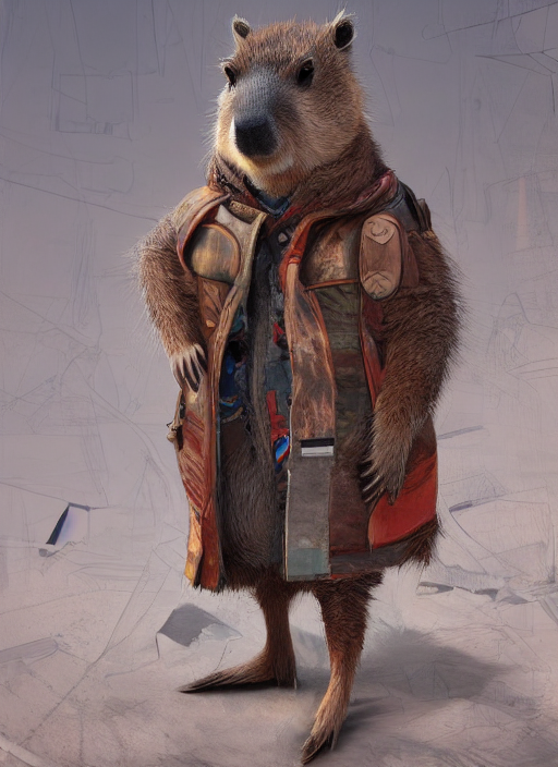 Stable Diffusion prompt: detailed full body concept art i...