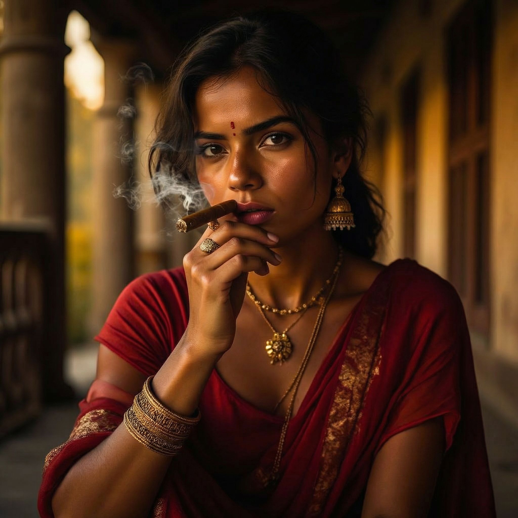 Nano Banana prompt: An ultra-stylized and highly dramatic...