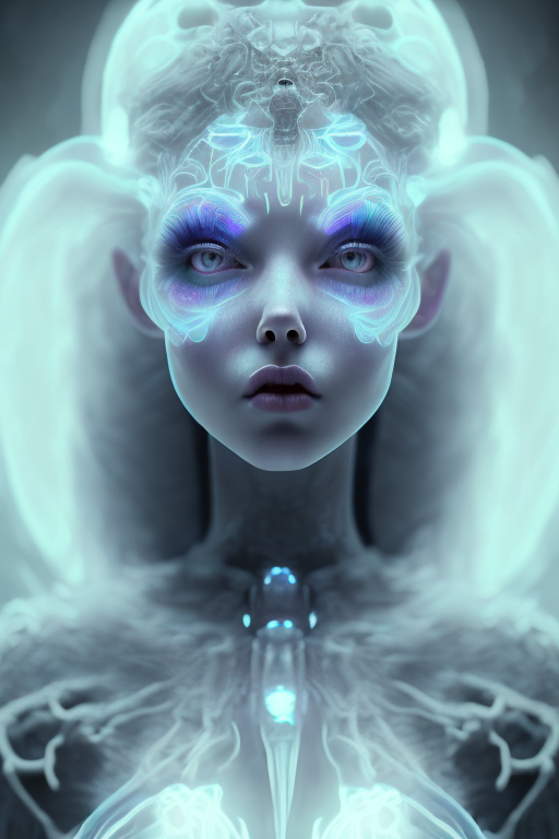 Openjourney prompt: mdjrny-v4 style Ghostly translucent s...