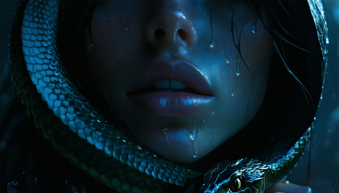 Stable Diffusion prompt: 4K, image. She came to me with...