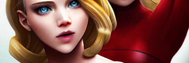 Waifu Diffusion prompt: Jennifer Lawrence invites Scarlet...