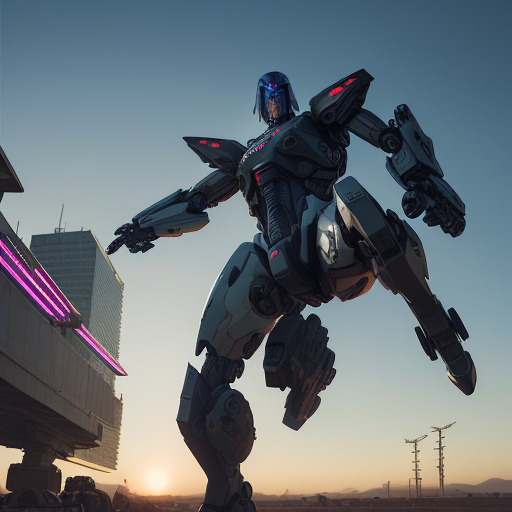 DreamShaper prompt: urbanpunk, low angle shot, Keanu Reev...