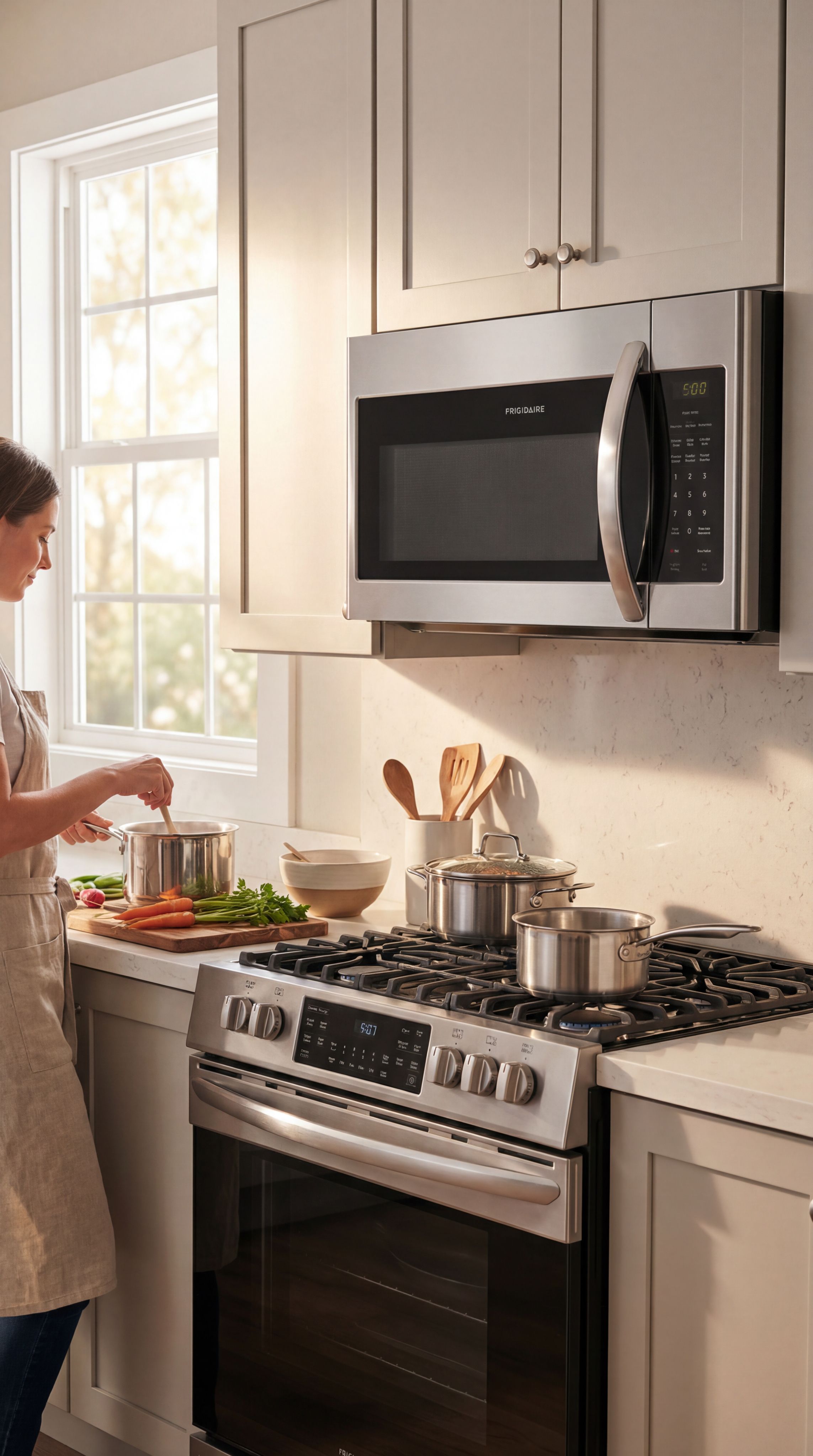 Nano Banana prompt: Create the Frigidaire FGMO226NUF Frig...