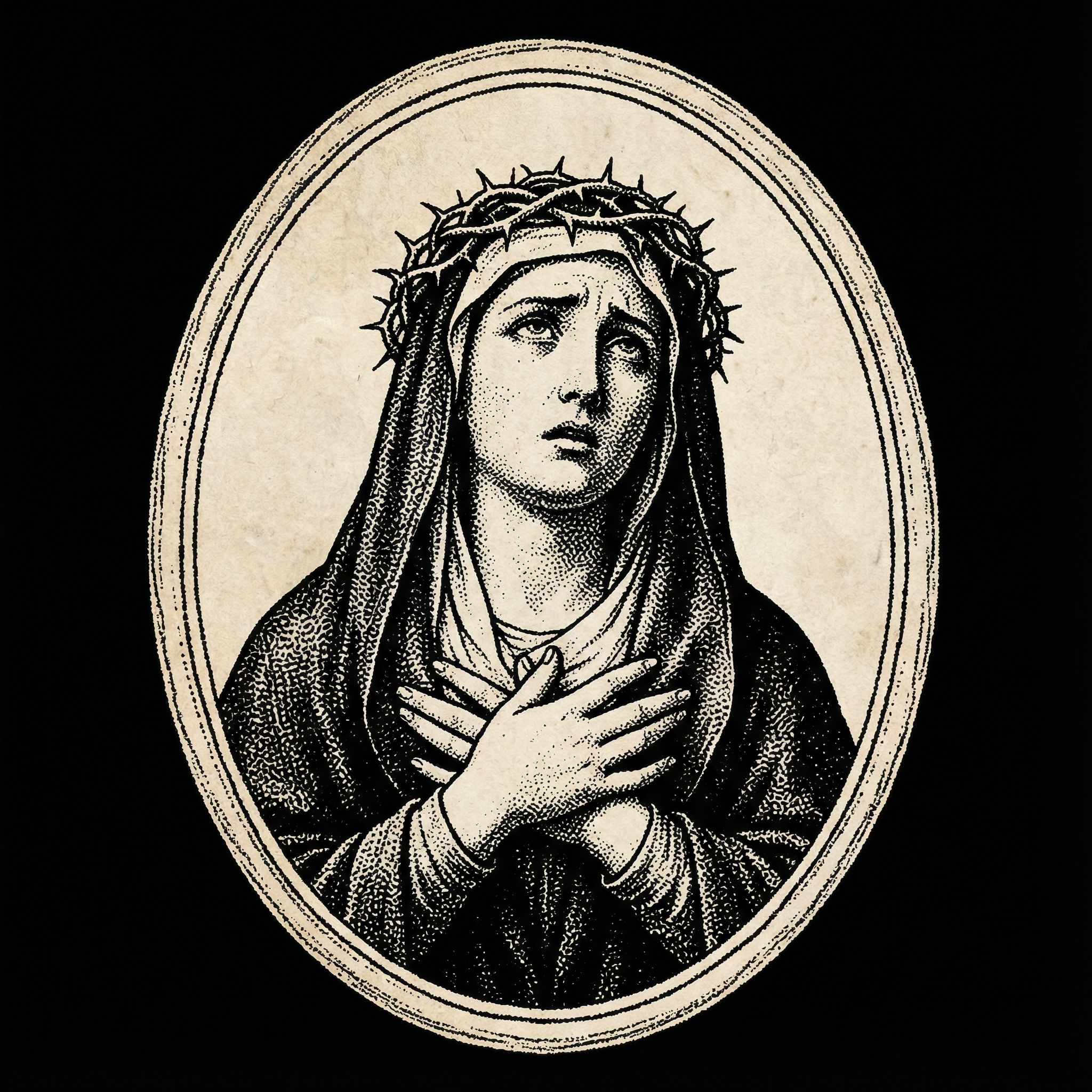 Nano Banana prompt: A black and white stipple art illustr...