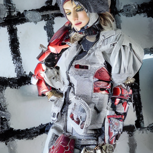 Stable Diffusion prompt: scarlett johansson, ((wearing an...