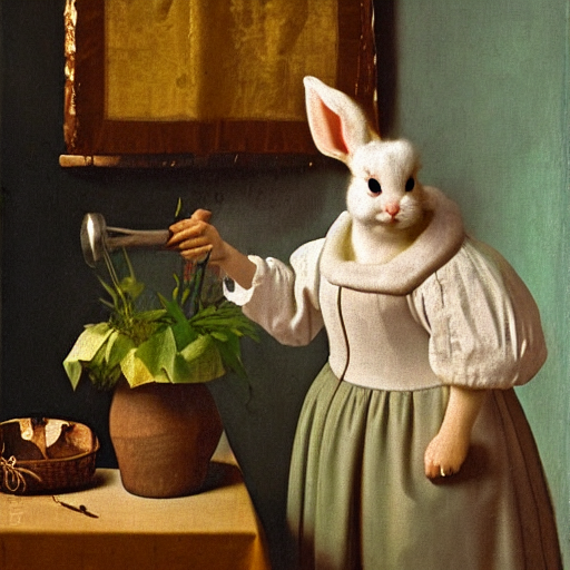 Stable Diffusion prompt: Tiny cute and adorable smiling b...