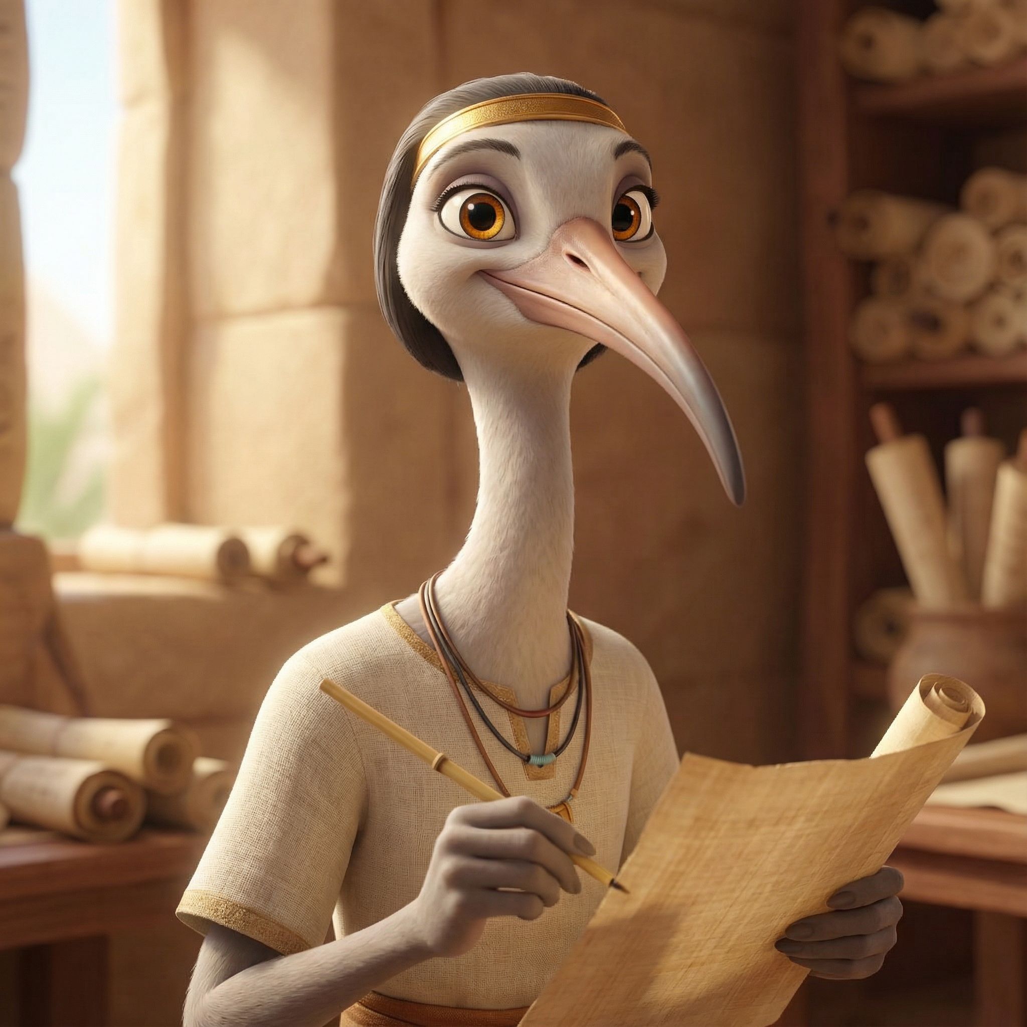 Nano Banana prompt: ibis egythpe • Corps humain vêtu...