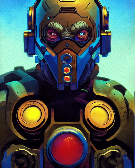 Stable Diffusion prompt: sigma from overwatch, crazy look...