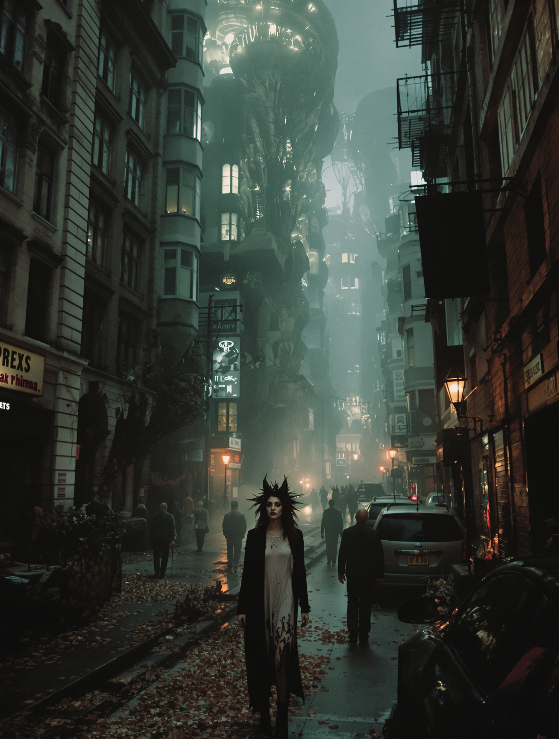 FLUX prompt: /artprompt Sci-fi, dystopian city imagery, u...
