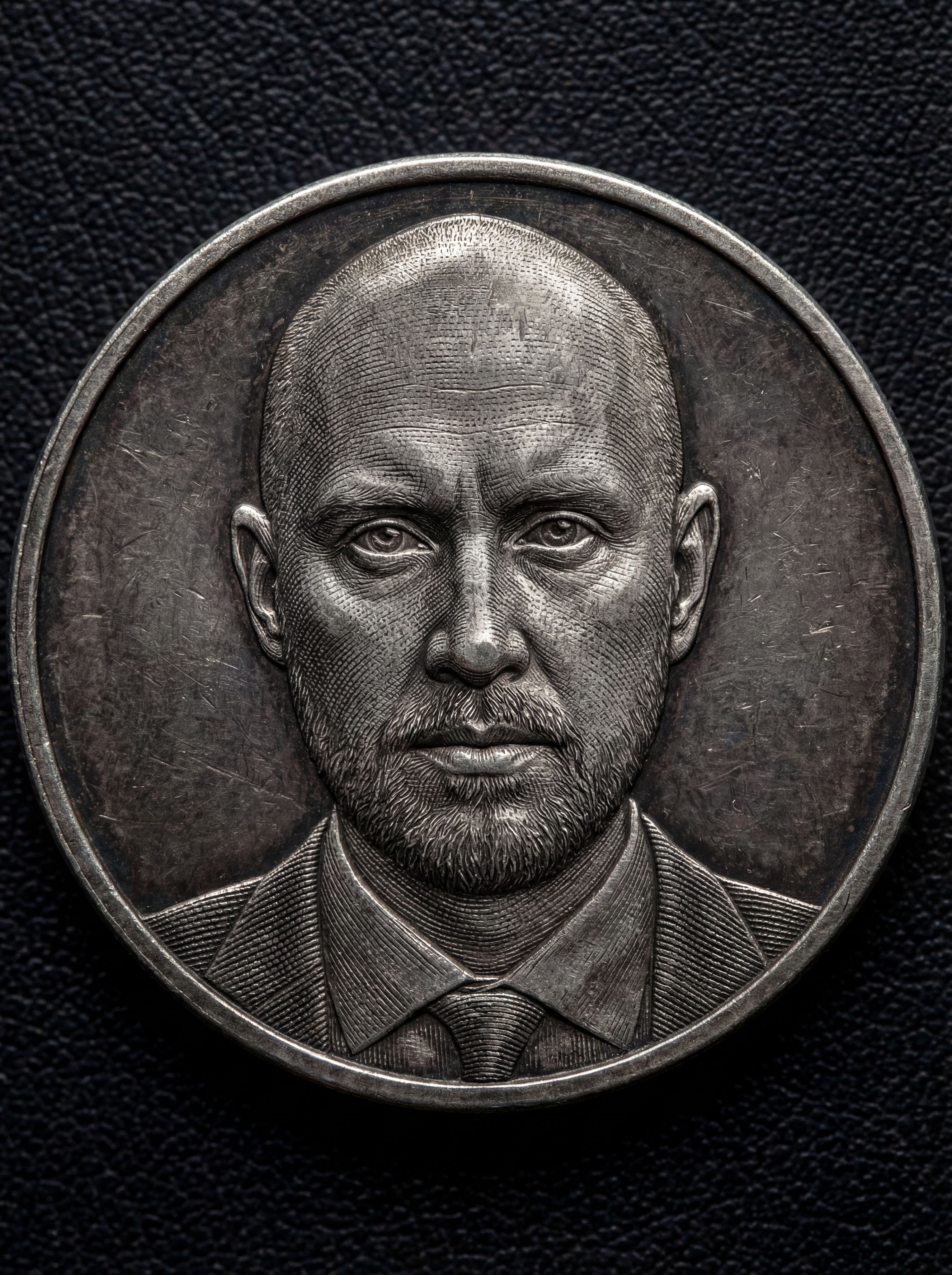 Nano Banana prompt: a highly detailed engraved coin featu...