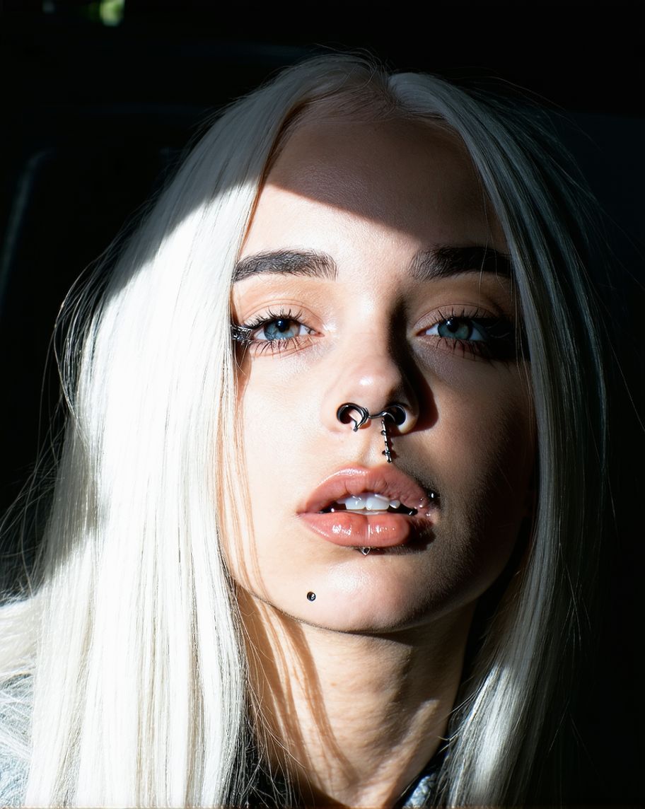 Stable Diffusion prompt: realistic close-up of a girl fe...