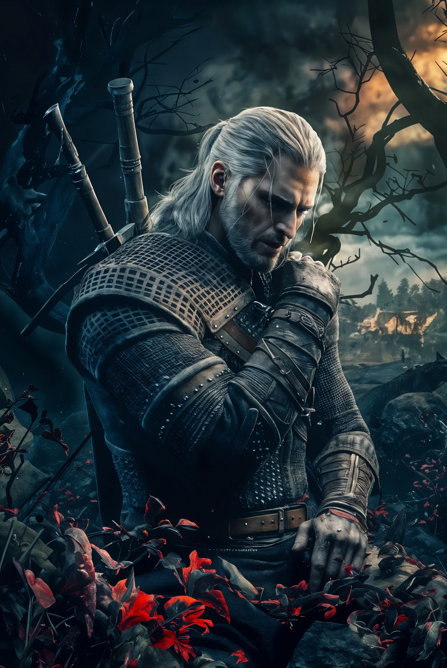 DALL·E prompt: The Witcher, in the style of Christopher N...