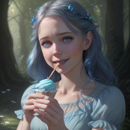DreamShaper prompt: Blue eyes, beautiful fairies | | real...