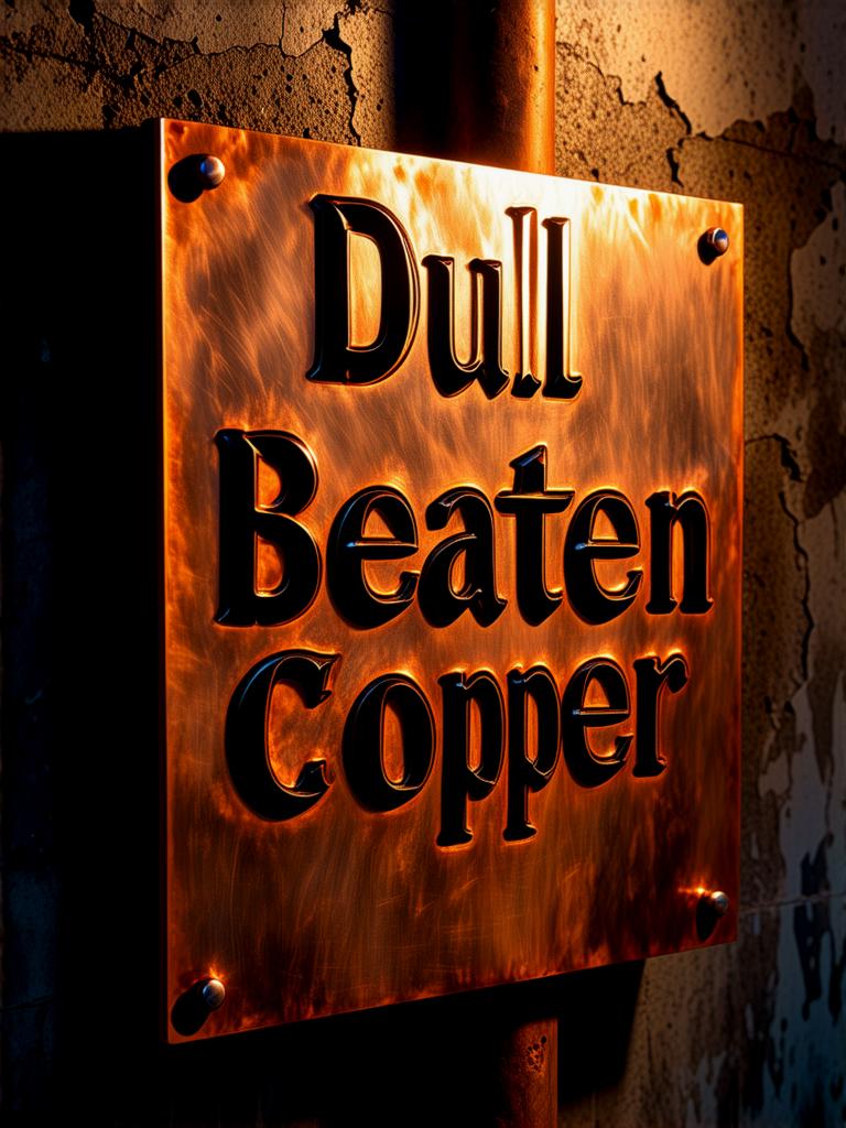 Best Dull Beaten Copper Style - CE Models | PromptHero
