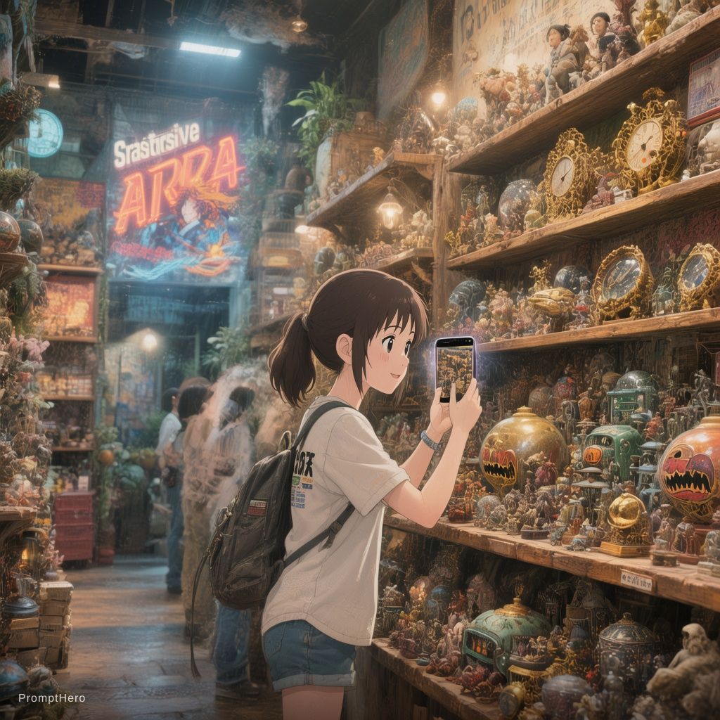 Hero prompt: store full of curious collectibles :: incred...