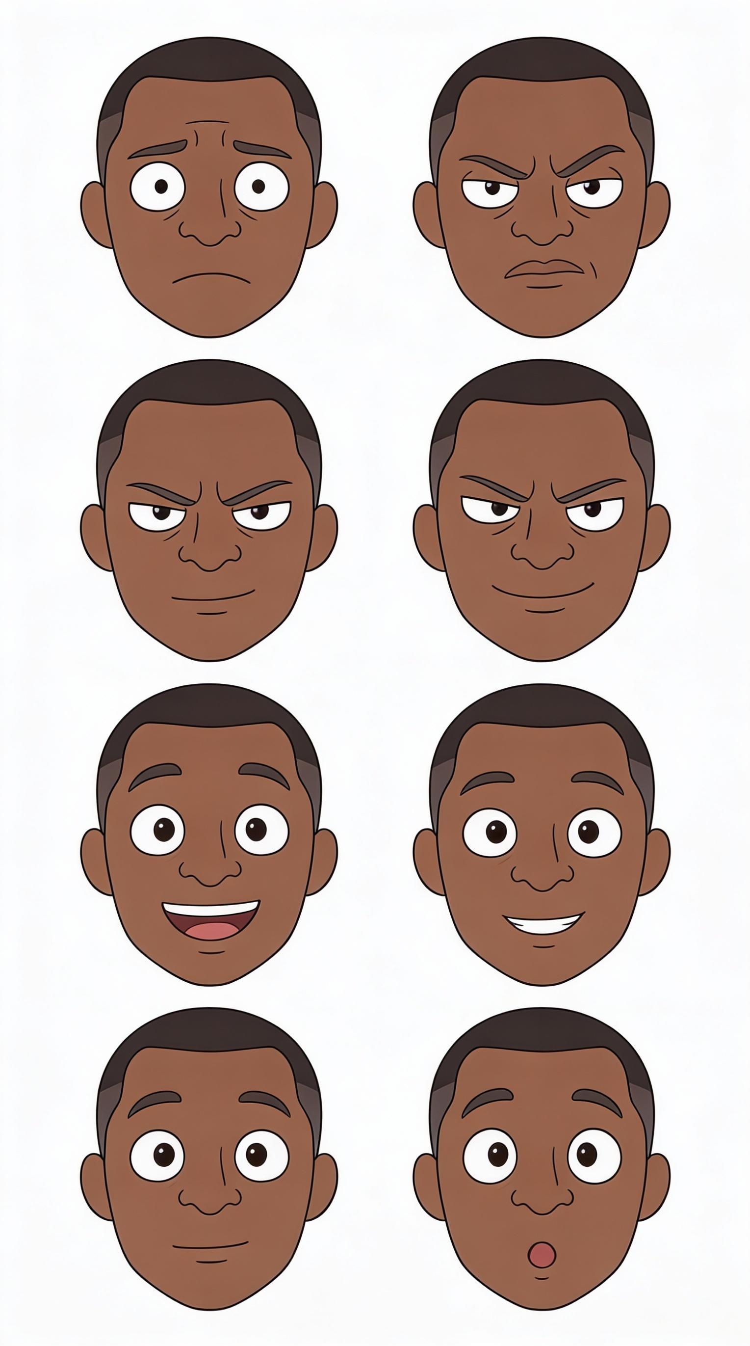 Seedream 4 prompt: isolate his face on white background m...