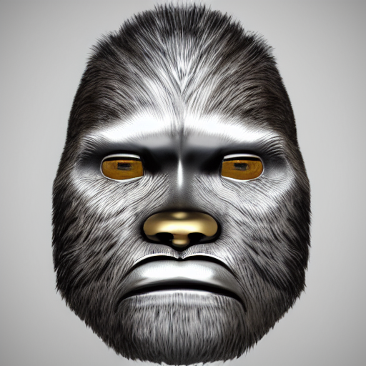 Stable Diffusion prompt: Bigfoot, growl, Mayan tribes, cl...