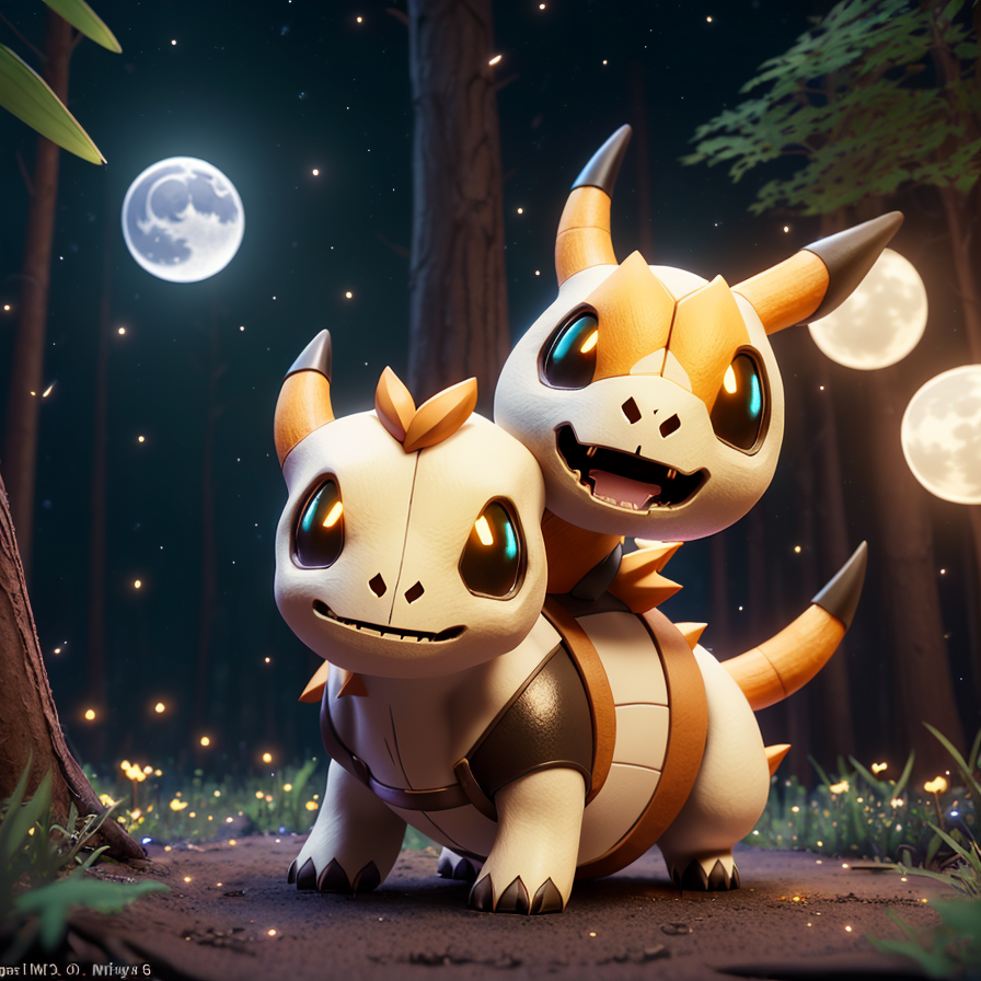 Deliberate prompt: Masterpiece, (((cute Cubone from pokem...