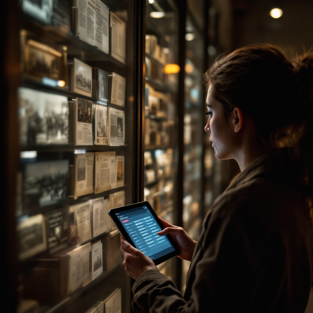 FLUX prompt: A captivating image of a person exploring a ...