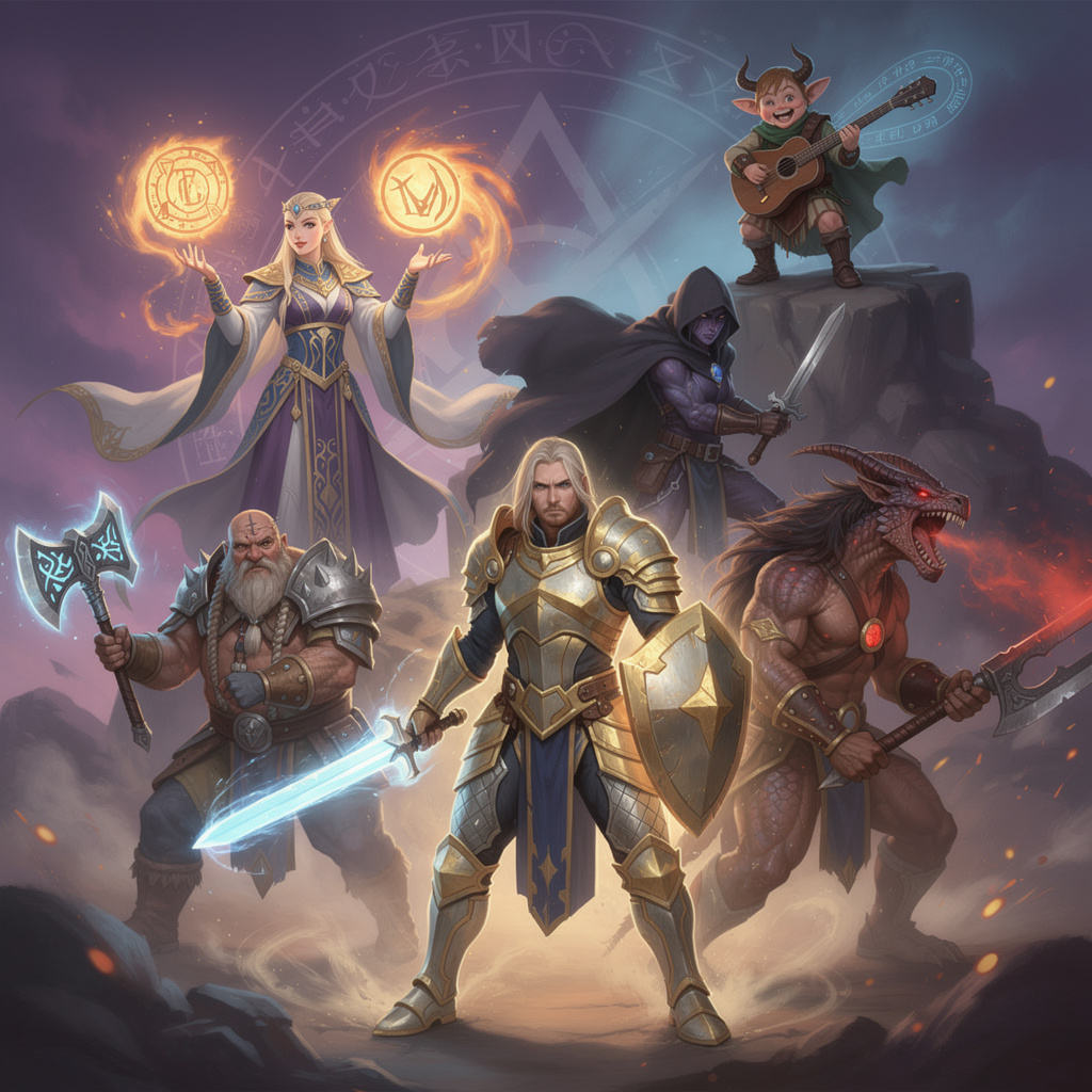 AI DnD Character Art Creator - Generate Fantasy Hero Port...