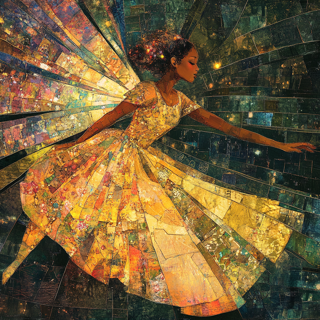 Midjourney prompt: ((((style of Jerry Pinkney)))), lumino...