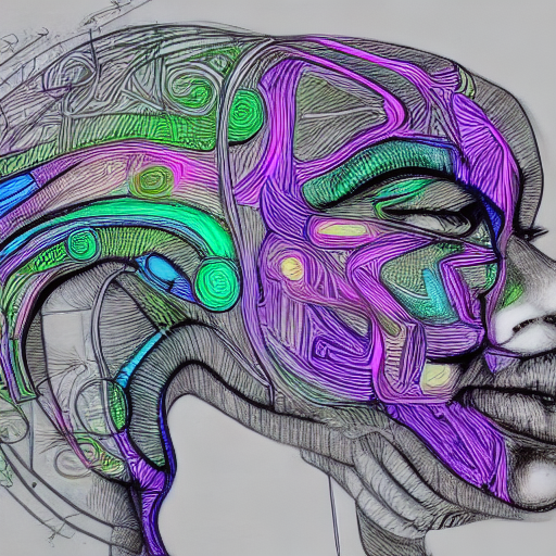 Stable Diffusion prompt: ai drawing itself