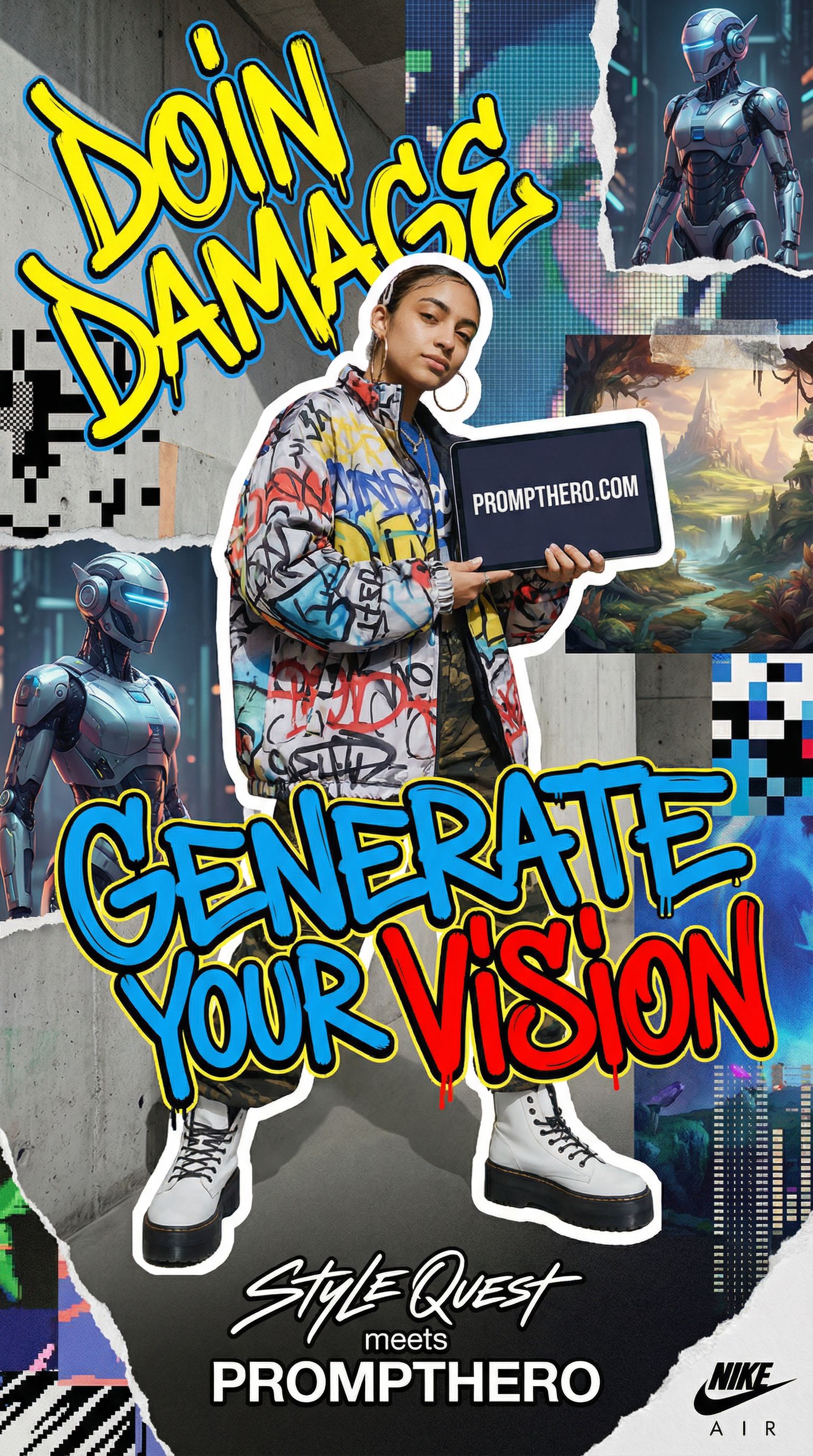Nano Banana Pro prompt: Generate a creative ad for Prompt...