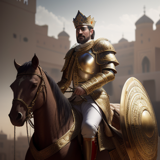 DreamShaper prompt: 18th-Century Morocco Setting, King Is...