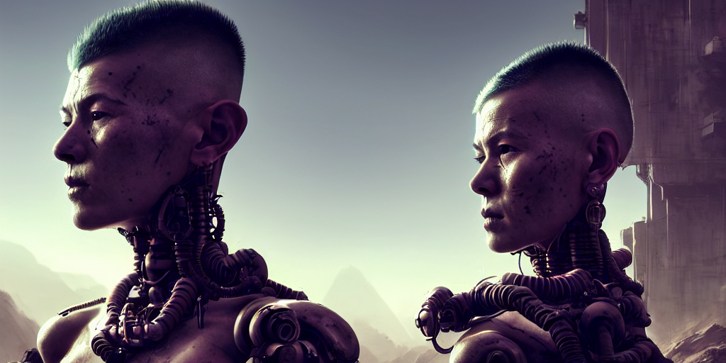 Stable Diffusion prompt: meditating monk with mohawk and ...
